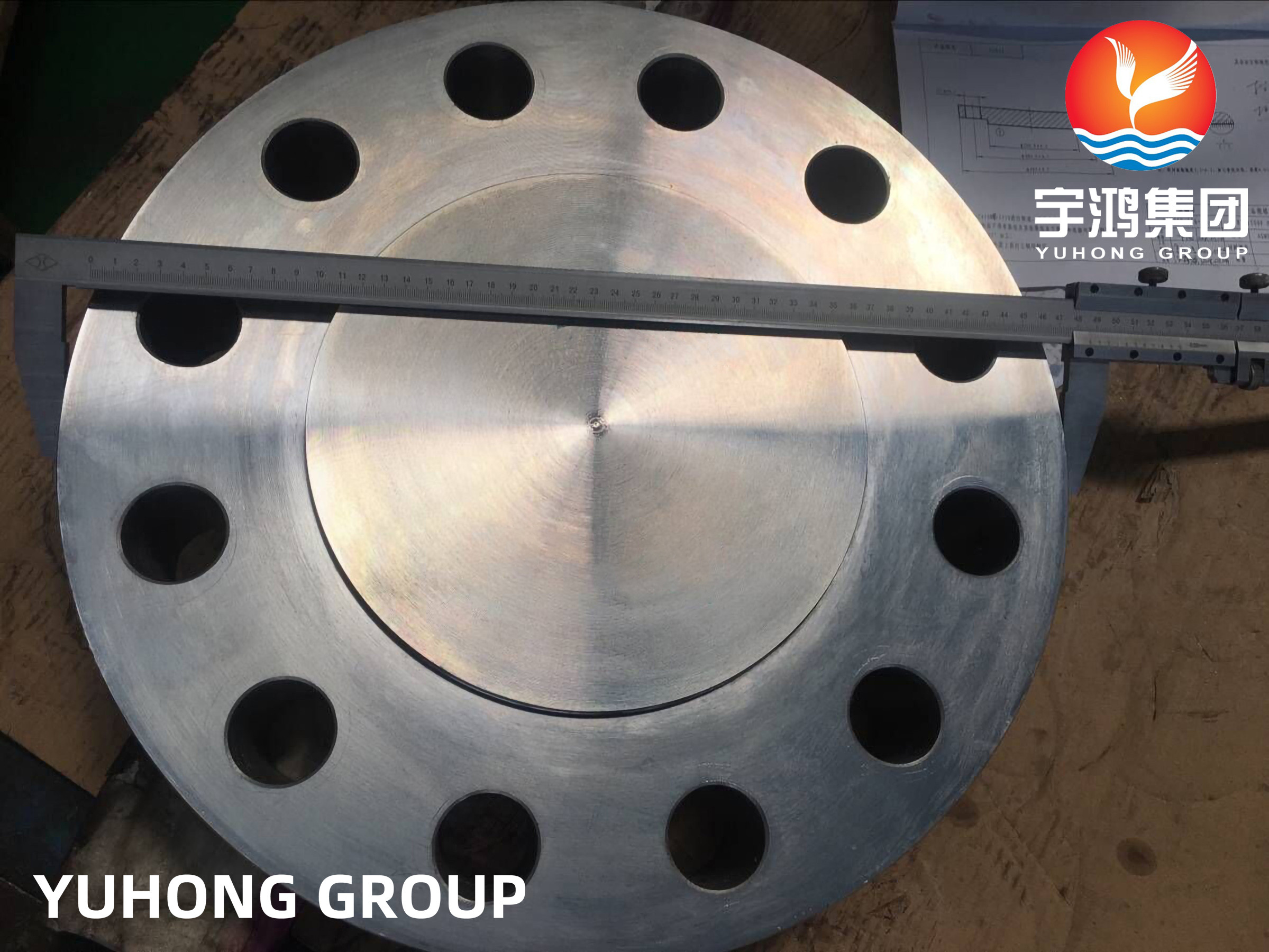 ASTM A182 F22 Sắt hợp kim BLRF Flange Thiết bị áp suất nhiệt độ cao